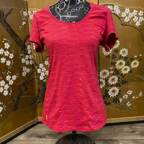 Lole | Tops | Nwt Lole M Smash Tshirt In Red Sea Mix Athletic Top ...